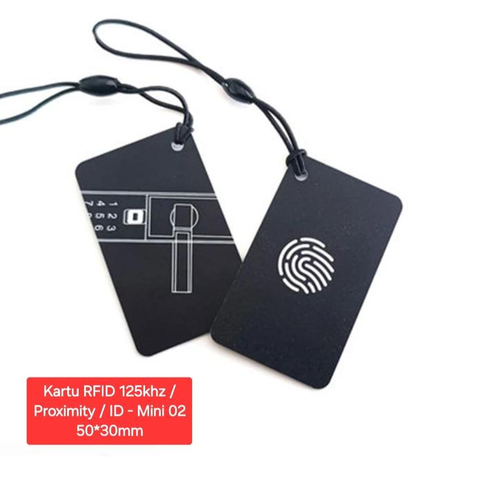 Jual Kartu RFID 125KHZ ID Card Mini-02 / Proximity Kartu RFID 125 Khz ...