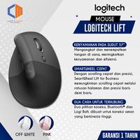 Promo Logitech LIFT Mouse Ergonomic Vertical Wireless Bluetooth Silent ...