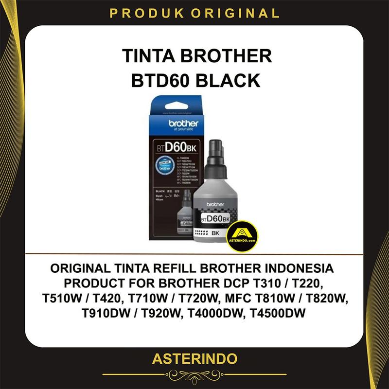 Tinta Brother BTD60BK BT5000 Refill Printer Black Cyan Magenta Yellow ...