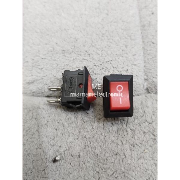 Saklar mini on off 2 pin hitam 1.5 cm x 1 cm - Shop | Tokopedia