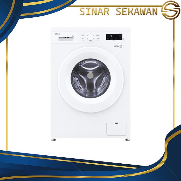 LG FB1207S6W Mesin Cuci LG 7kg, Front Loading Inverter Direct Drive ...