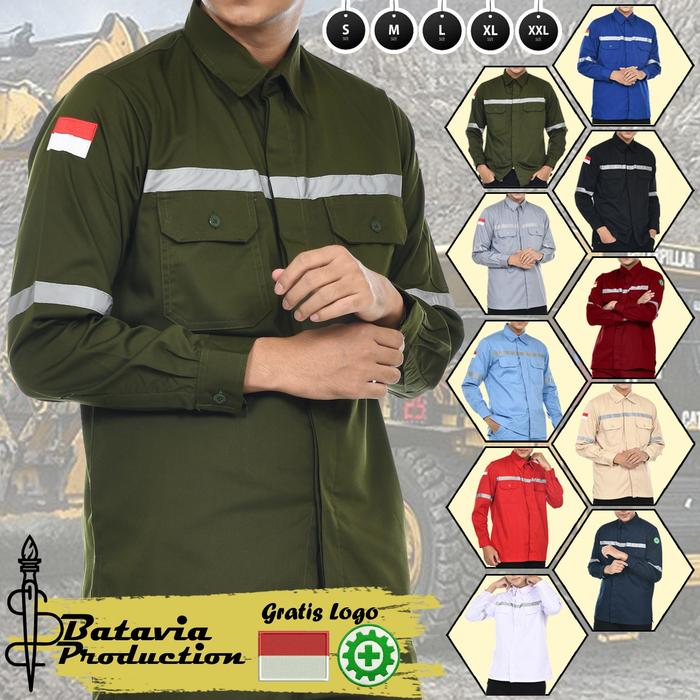 Jual Baju Kemeja Wearpack Safety K3 Lengan Panjang - Seragam ...