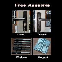 Jual Pintu Aluminium Modern-Happy Door-AMD 09 UK-Panel ACP Double Side ...