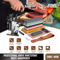 Promo KOCH&BACKEN Whetstone Knife Sharpening Stone 2 Side Grit 400/1000 ...