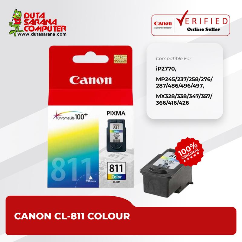 CANON CATRIDGE PIXMA CL 811 ORIGINAL CL-811 CL811 - Shop | Tokopedia
