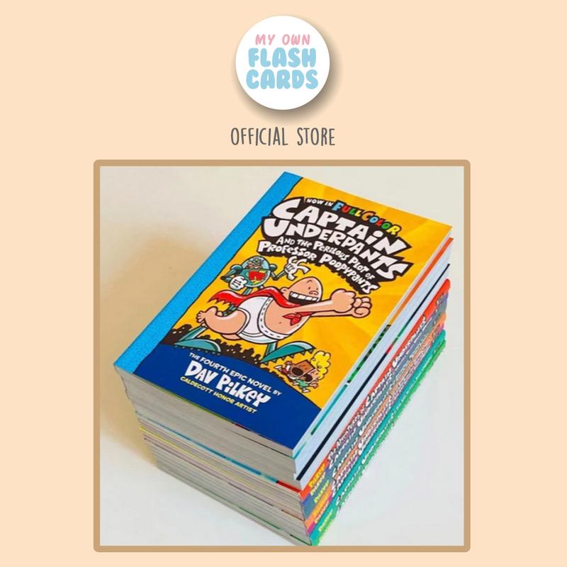 TERLENGKAP Captain Underpants (12 book series) by Dav Pilkey - Shop ...
