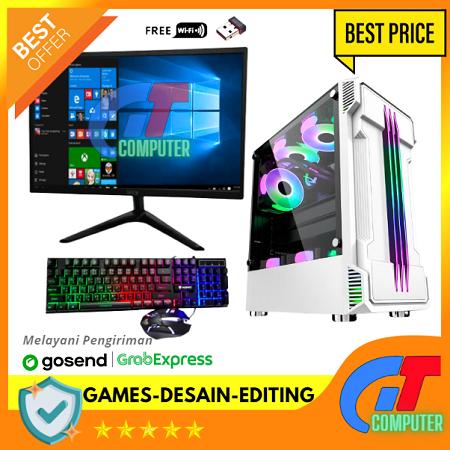PC Gaming Fullset AMD Ryzen 3 3200G SSD 256GB Lengkap LED 19 - Shop ...