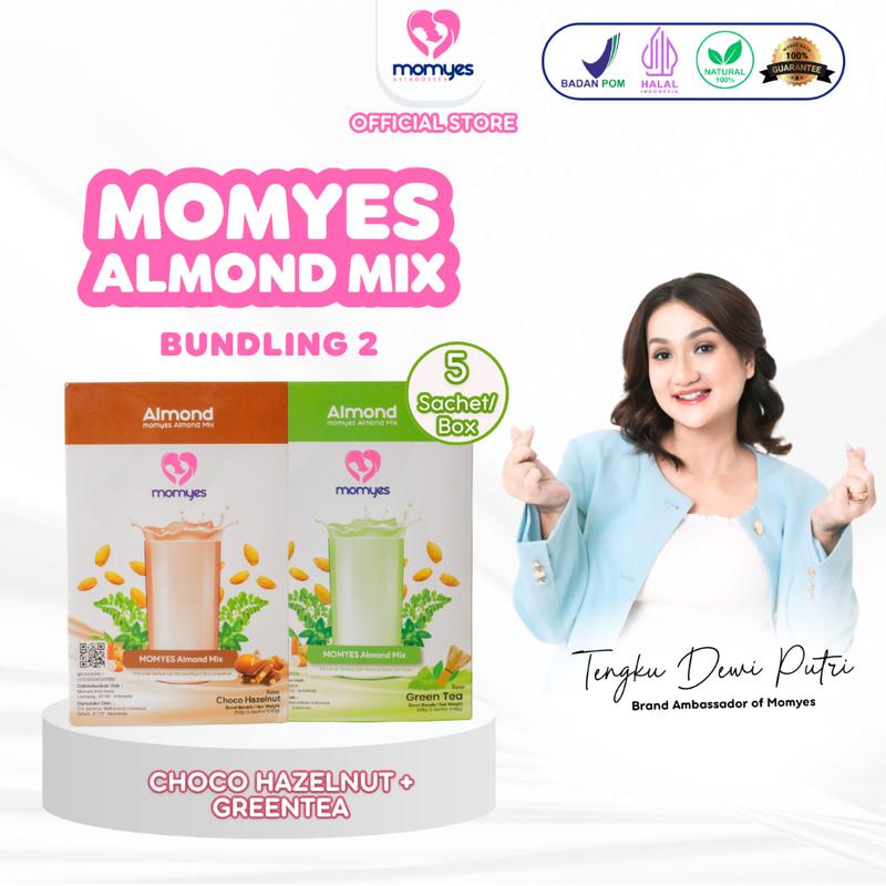 MOMYES ALMOND MIX-Bundling CHOCOHAZELNUT & GREENTEA Pelancar - Shop ...