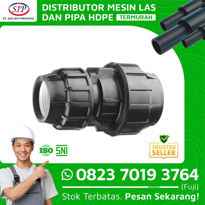 Jual Reducer coupler hdpe 1/2" x 1" compression - reducer coupler hdpe ...