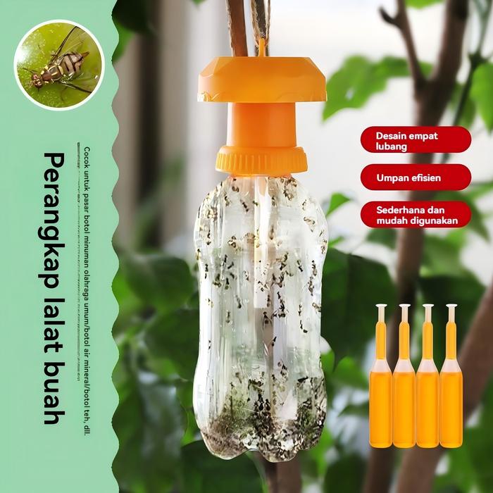 Jual Perangkap Lalat Warna Kuning Fruit Fly Trap Serangga Petroganol ...