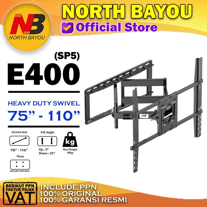 Promo NB E400 NORTH BAYOU E-400 E 400 NBSP5 SP5 breket braket tv lcd ...