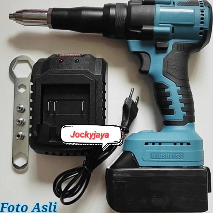 Jual Mesin Bor Rivet Electrik Rivet Gun Cordless Alat Bor Rivet Mesin ...