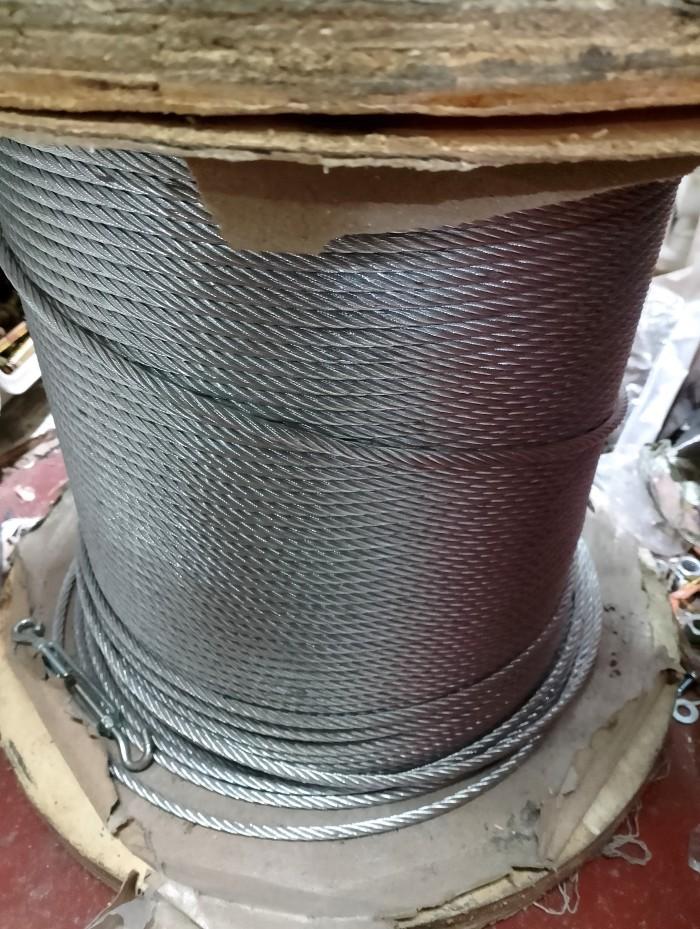 Jual 1 Roll Kawat Seling Galvanis 3MM / Wire Rope 3MM @ 1000 Meter ...