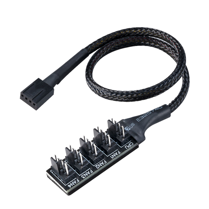 Jual Kabel Fan Hub Pwm 4pin 1 to 5 Fan PWM Splitter Hub Cable 3 Pin / 4 ...
