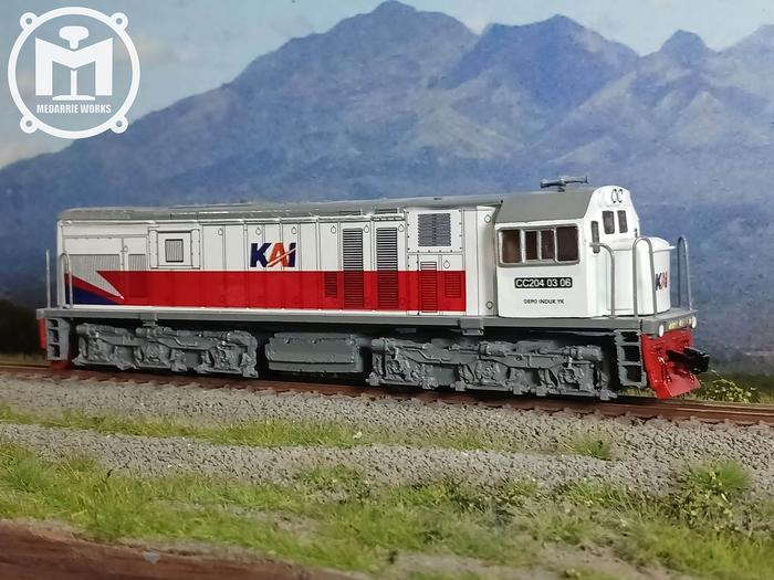 Jual Miniatur Lokomotif CC204 Generasi / Batch 1 Skala HO/HO Scale 1:76 ...