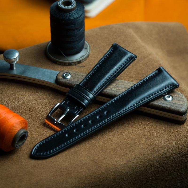 Shell Cordovan Watch Strap, Handmade Leather Strap - Shop | Tokopedia