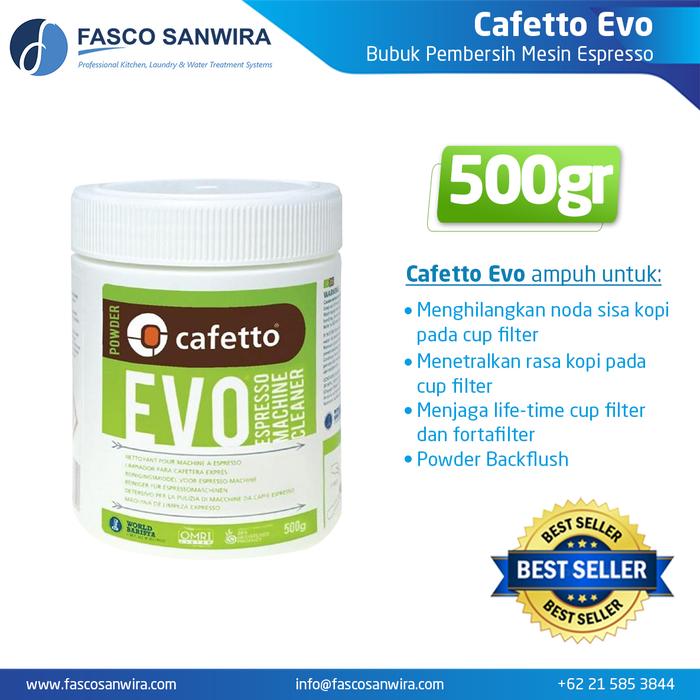 Jual Cafetto EVO Espresso Machine Cleaner 500gr, Coffee Clean, Urnex 2 ...