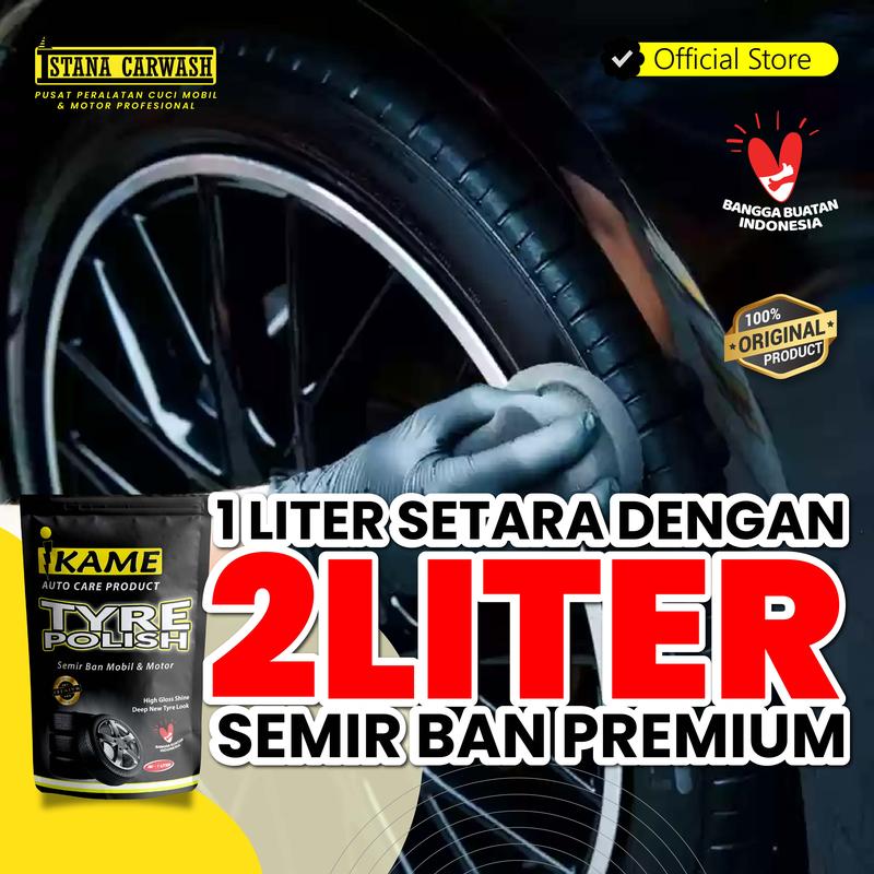 Semir Ban Premium Pouch 1 Liter Car Kendaraan - Shop | Tokopedia