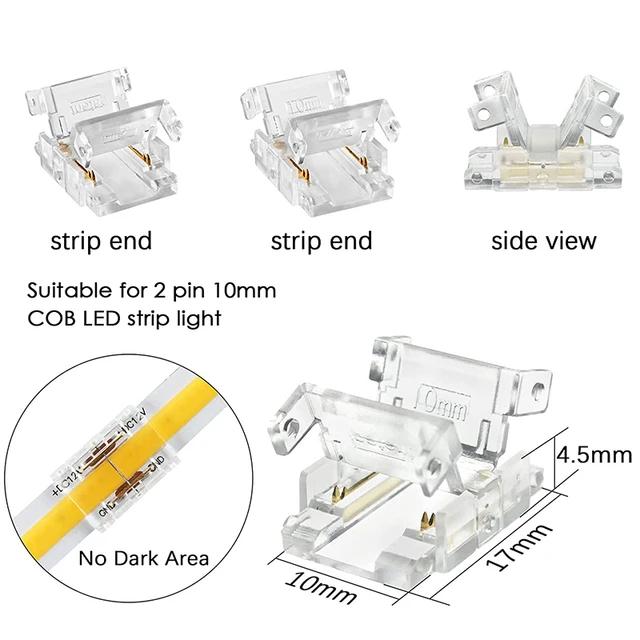 Jual Sambungan LED Strip COB 12V Konektor LED Strip SMD Connector Jepit ...