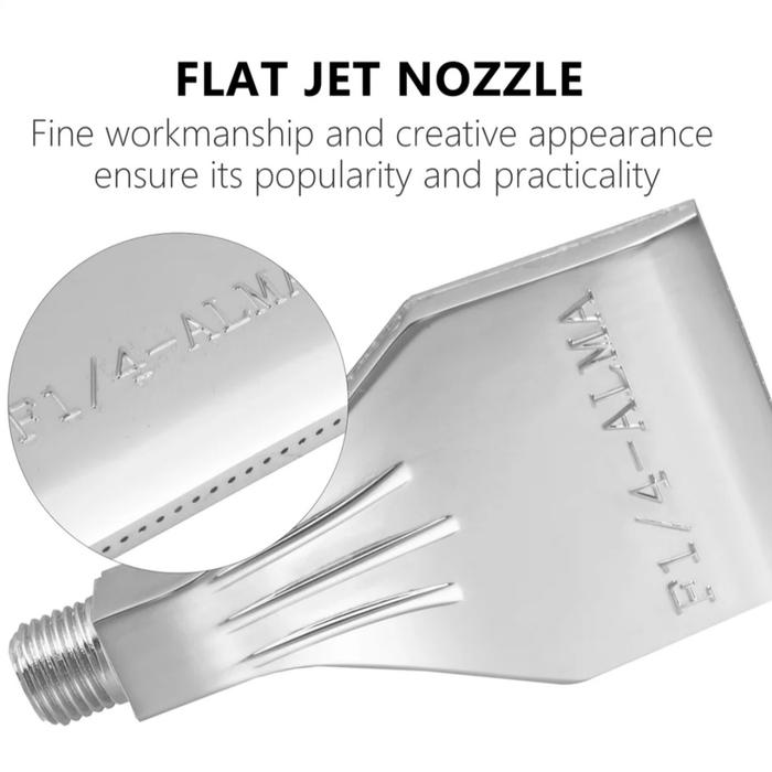 Jual Wind Jet Nozzle air blowing Alumunium Alloy 1/4 - Flat Nozzle BSP ...