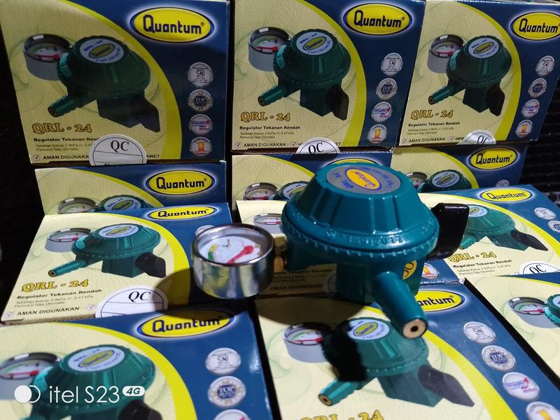 Regulator Gas Dengan Meter QRL - 14 Quantum - Shop | Tokopedia