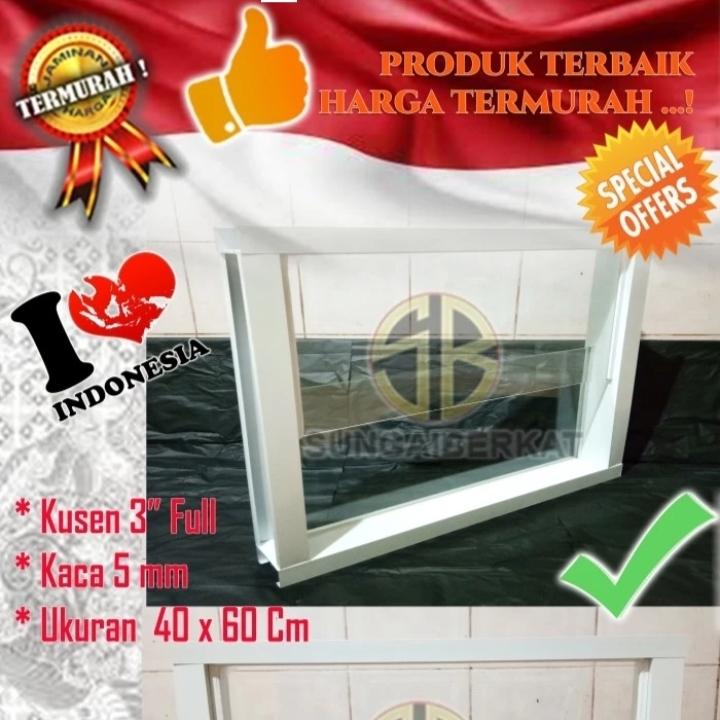 Jendela Aluminium KACA ES Bovenlight 40x60Cm atau 30x60 cm Kaca - Shop ...