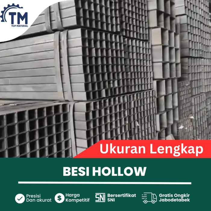 Jual Harga Besi Hollow Hitam 2x2 2x4 3x3 4x4 4x6 4x8 5x5 10x10 15x15 ...