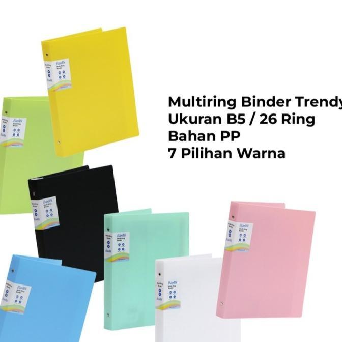 Terlaris Bantex B5 Trendy Multi Ring Binder 20 Hole 3126 - Shop | Tokopedia