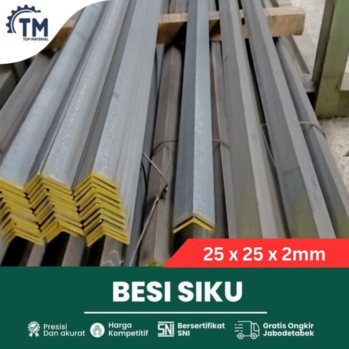 Jual Besi Siku 25 x 25 x 2mm x 6 Meter SNI Sertifikat Harga Dan Berat ...