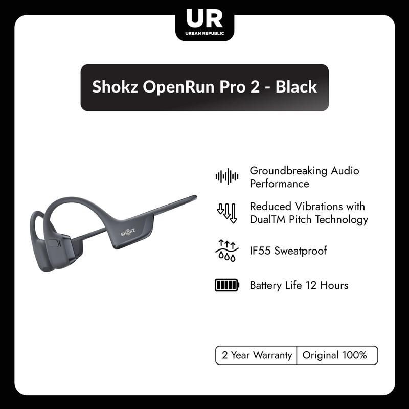 Shokz OpenRun Pro 2 - Black - Shop | Tokopedia