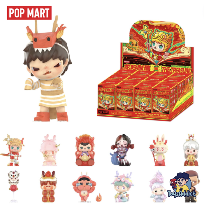 Jual POPMART Loong Presents the Treasure Series Figures BLINDBOX ...