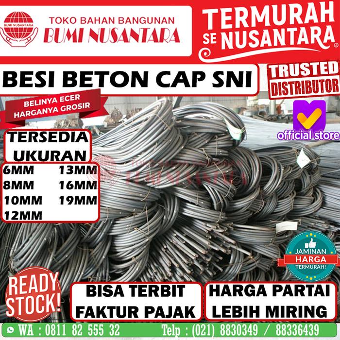 Jual Besi 16 Full Cap Sni Standar 12 Meter Beton Lonjor as baja cor ...