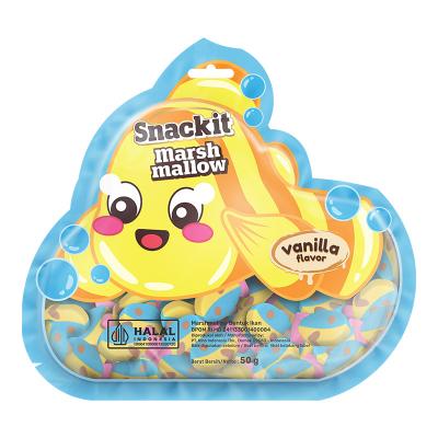 Snackit Marshmallow Bentuk Ikan Rasa Vanila Vanilla Flavor 50 gr - Shop ...