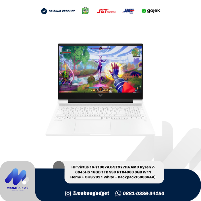 Jual HP Victus 16-s1007AX-9T9Y7PA AMD Ryzen 7-8845HS 16GB 1TB SSD ...