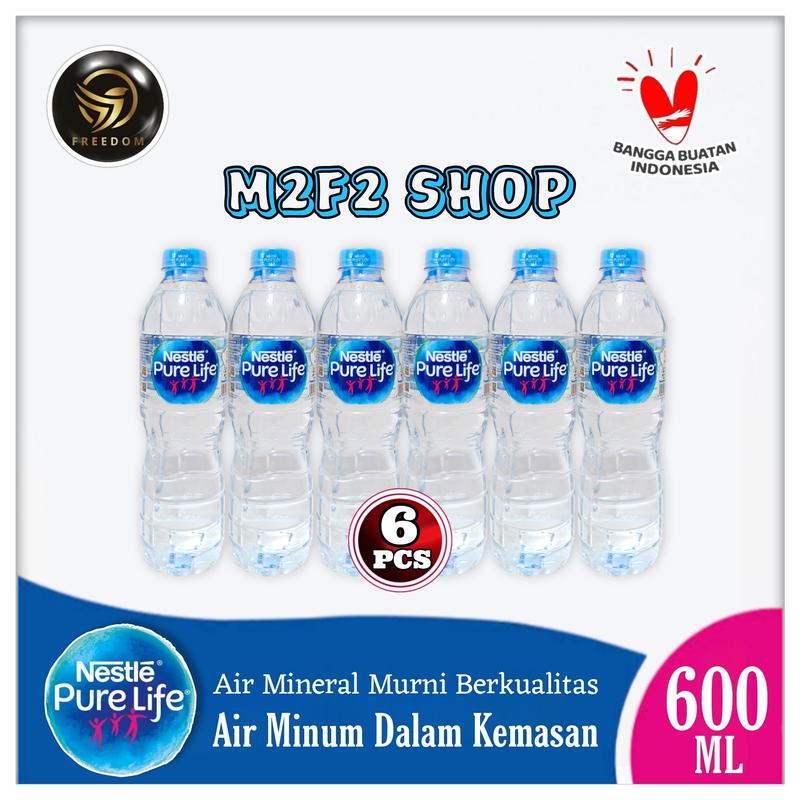 Air Mineral Nestle Pure Life Botol Tanggung - 600 ml (Harga - Shop ...