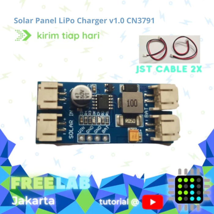 Jual Solar Panel LiPo Charger v1.0 USB Charger Super Mini IoTMCU ...