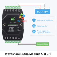 Jual Waveshare Modbus RTU RS485 8 CH Analog Input 8AI Isolated Current ...