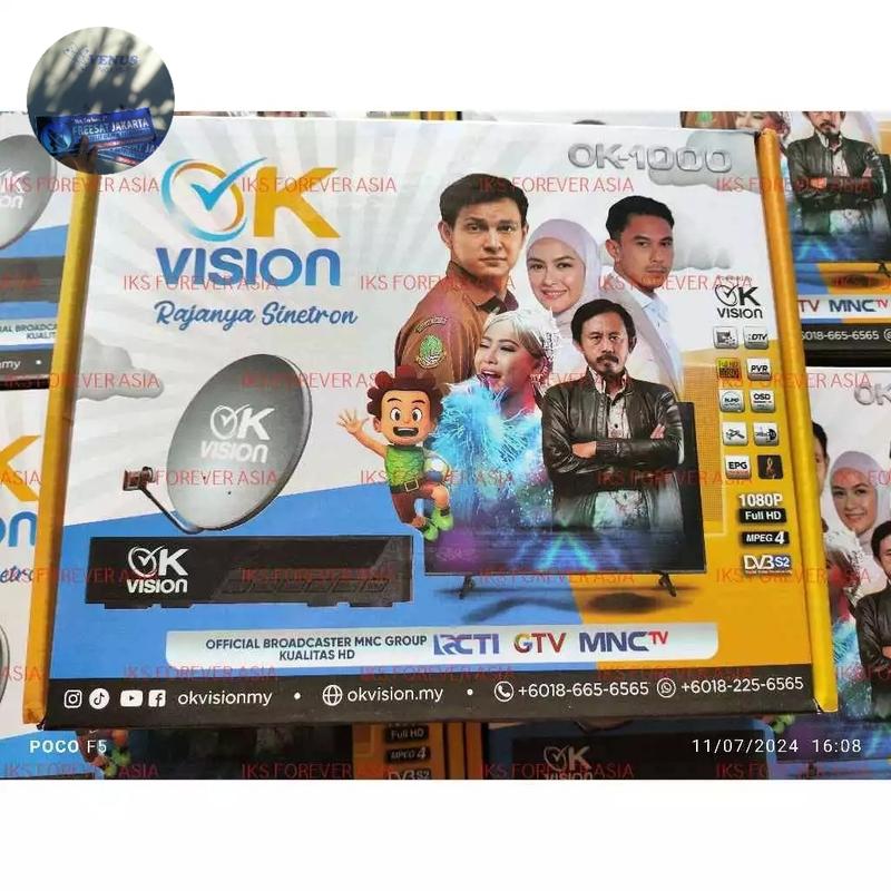 Receiver Ok Vision Malaysia - Shop | Tokopedia
