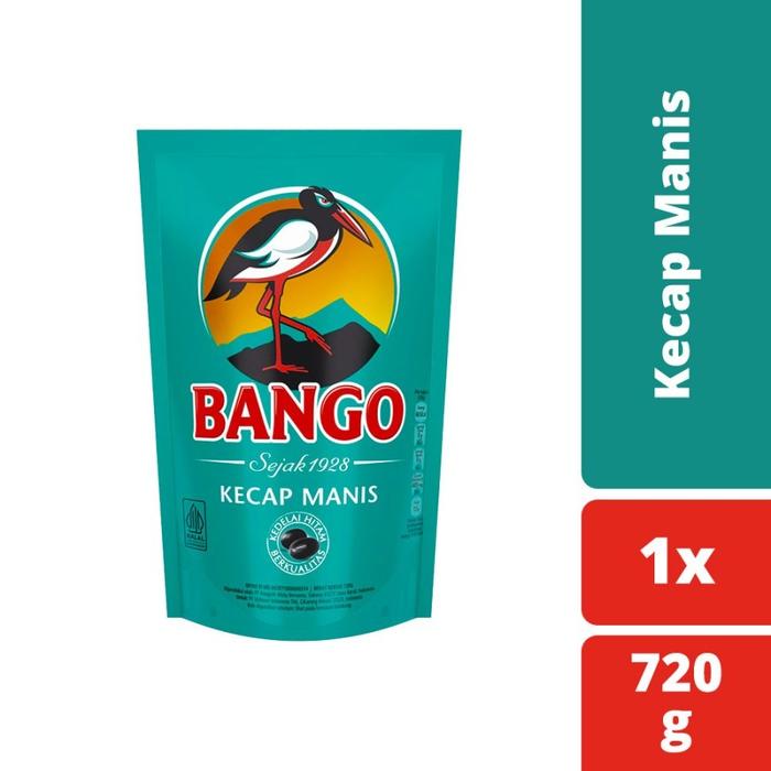 Jual Bango Kecap Manis Kemasan Pouch Refill 720gr - BANGO Sweet Soy ...