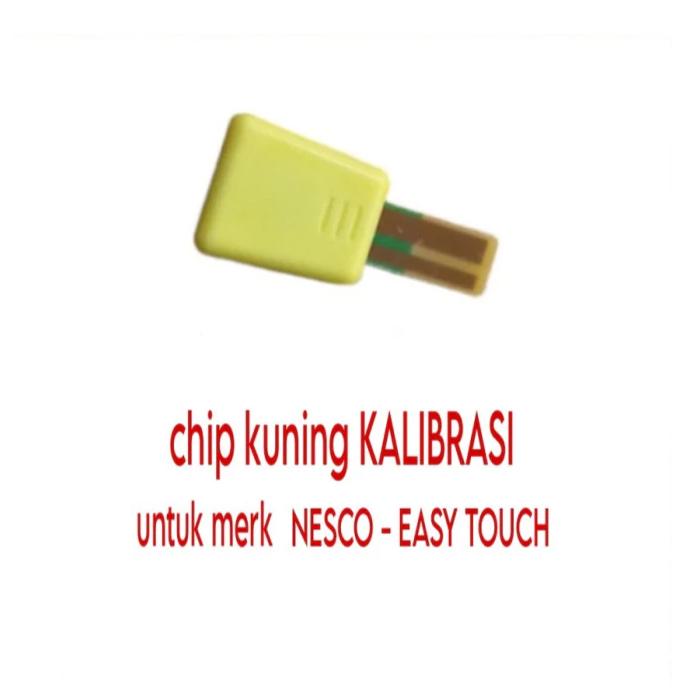 CHIP KUNING Kalibrasi Alat 3 In 1 EasyTouch Nesco - Shop | Tokopedia