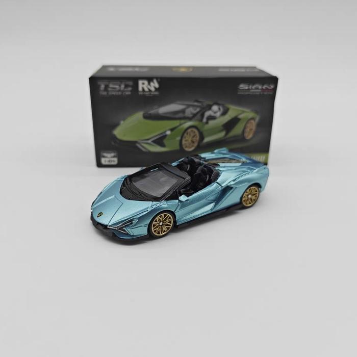 Jual TSC 1/64 Miniscale Lamborghini Aston Martin Bugatti - Lambo Sian ...