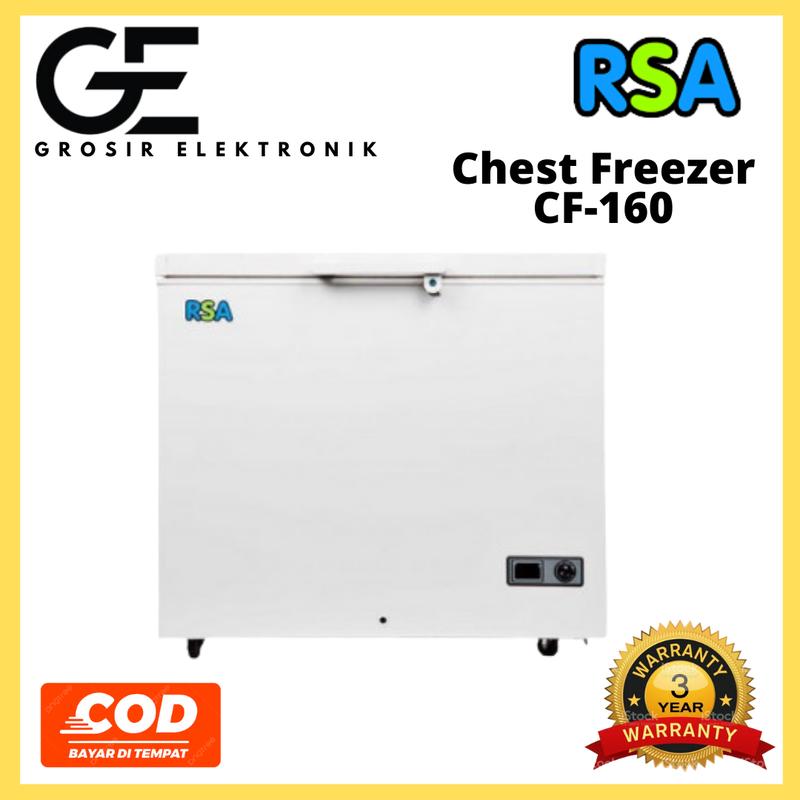 Chest Freezer RSA CF-160 / CF160 Freezer Box 150 liter - Shop | Tokopedia