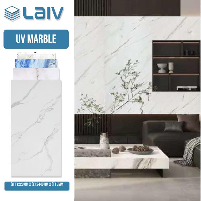Promo LAIV PVC UV Marble Sheet PVC Board Panel Dinding Marmer Wallboard ...
