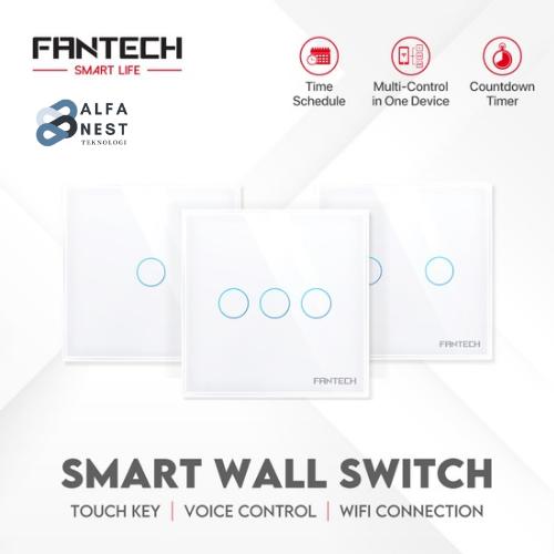 FANTECH Saklar Touch Smart Wall Switch Saklar Lampu WiFi - Shop | Tokopedia
