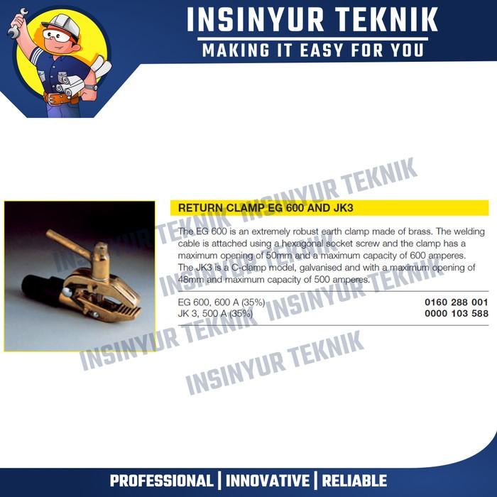 ESAB Tang Massa earth clamp ESAB Return clamp EG 600 klem las - Shop ...