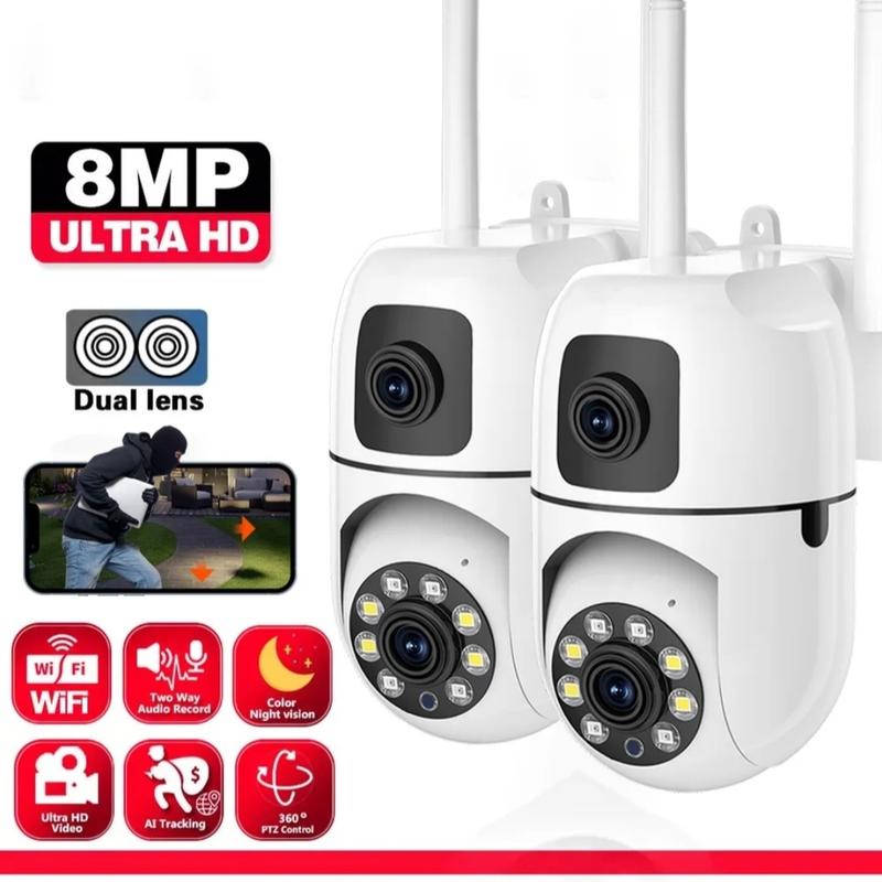 IP Camera V380 Pro 16MP CCTV 2 Antena Dual Lensa 360 Rotation - Shop ...