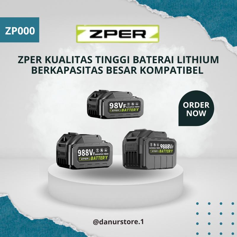 ZPER Baterai lithium Kualitas Tinggi Berkapasitas Besar Kompatibel ...