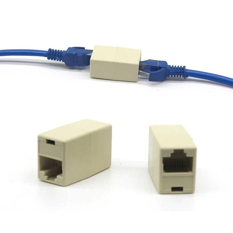 Adapter Konektor RJ45 Network Changer LAN Extension Connector - Shop ...