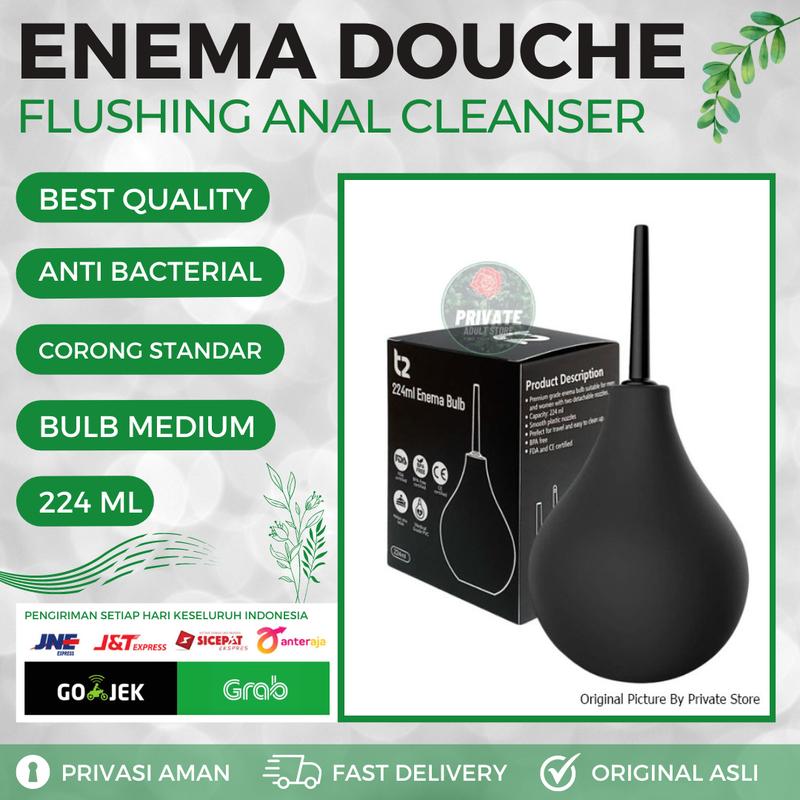 ENEMA DOUCHE WATER FLUSHING ANAL CLEANSER - Bulb Medium Size 224 ML ...
