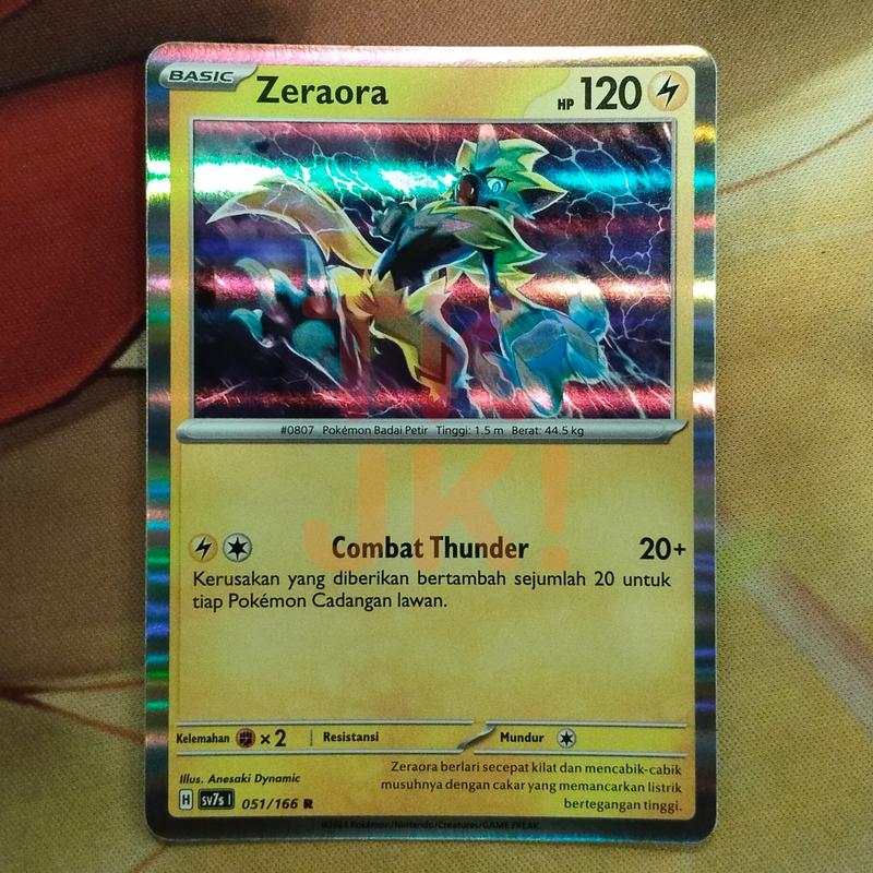 Pokemon Game Kartu Koleksi Zeraora ex RR SR SAR AR PROMO - SV - Shop ...
